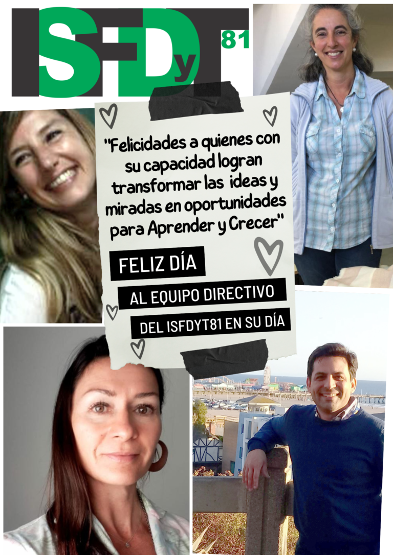 Felíz Día del Director! – Instituto Superior de Formación Docente y ...